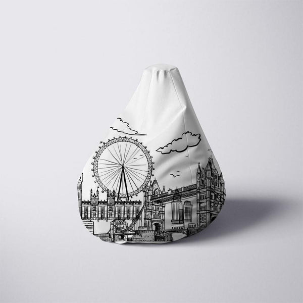 London eye | Collection Nos poufs | Monpouf.ma